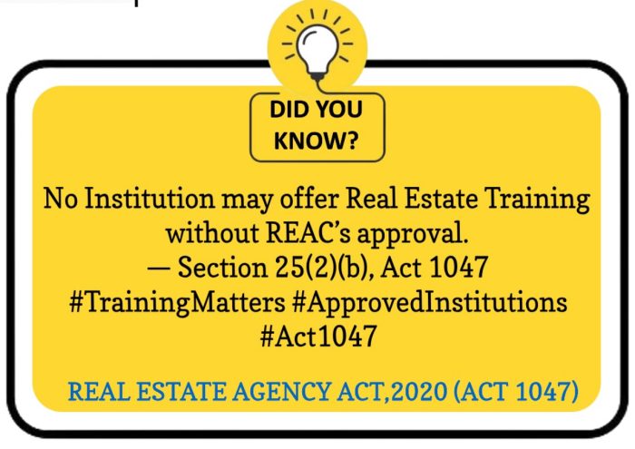 Regulating the Ghana Real Estate Agency Sector - REAC